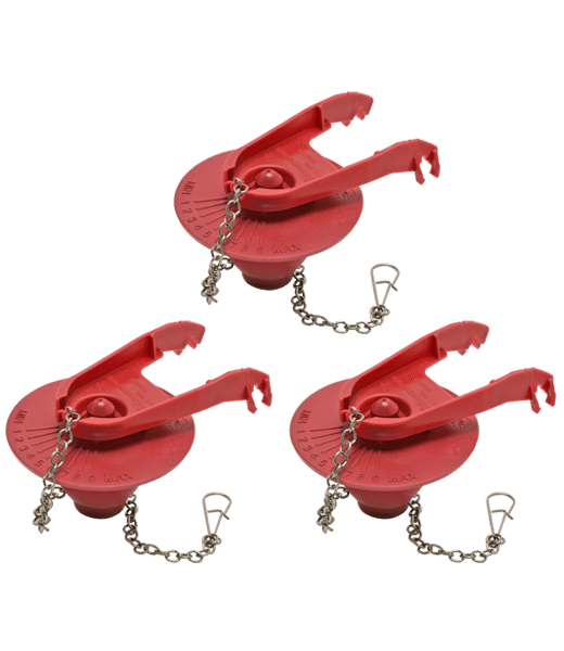 2" Toilet Flapper | Fluidmaster 502 Flapper - 3 Pack | Fluidmaster