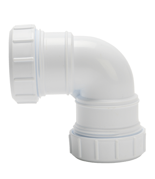 ZB39412DB Unifix 90 degree knuckle bend 40mm, Polypropylene - Fluidmaster