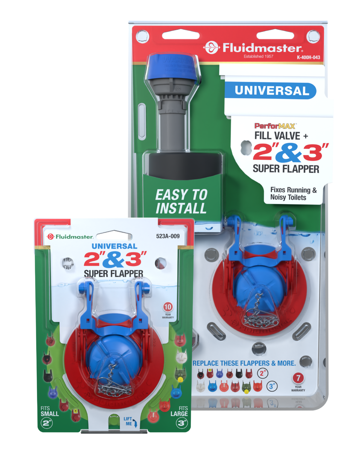 Toilet Tank Flapper | Super Flapper for 2" & 3" toilets | Fluidmaster